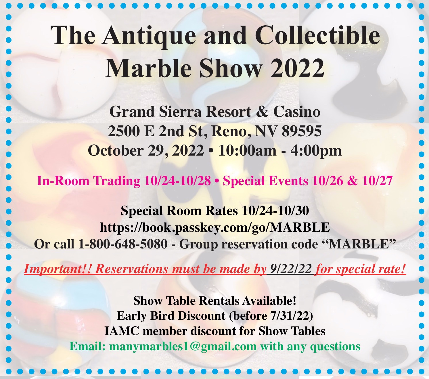 The Antique and Collectible Marble Show (The Former Vegas Show ...