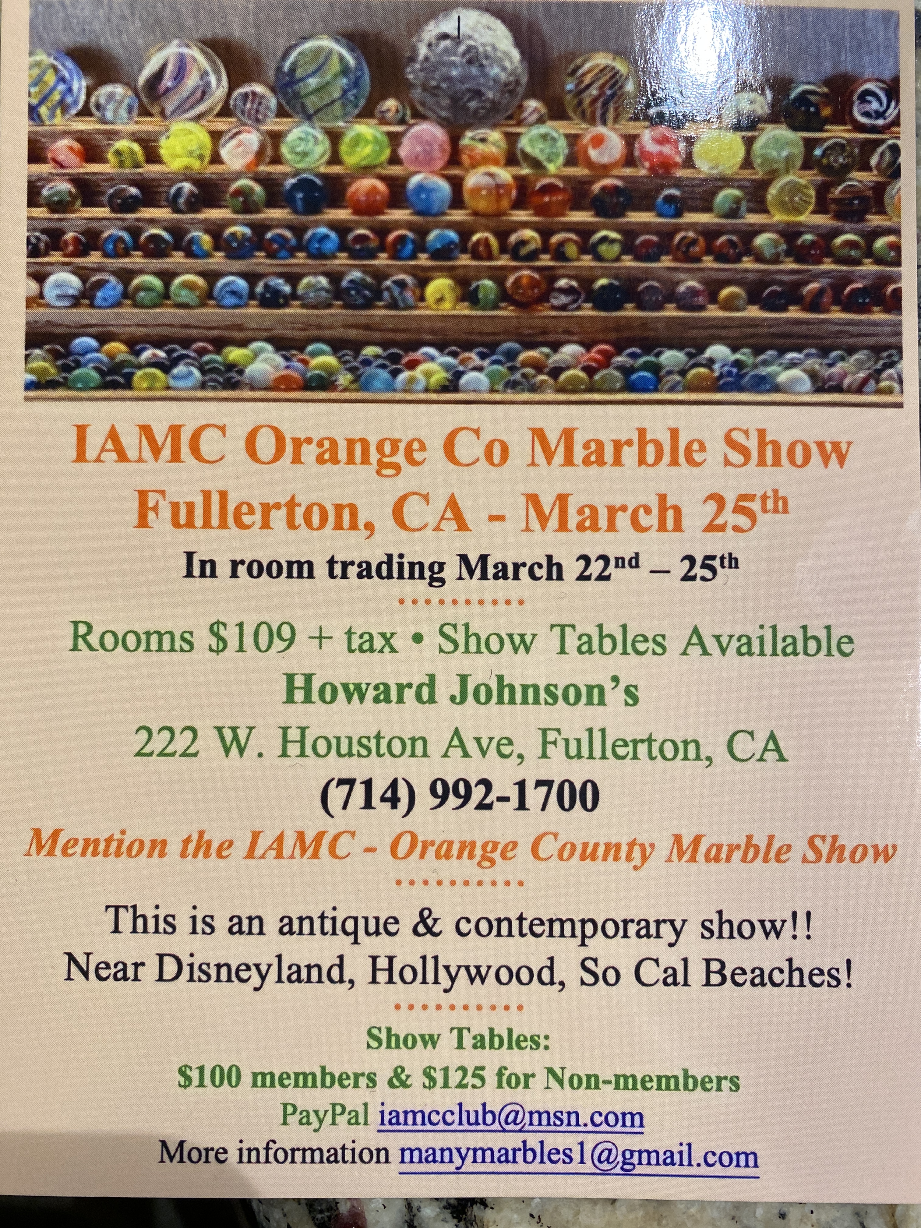 IAMC Orange County Marble Show – MarbleShows.com